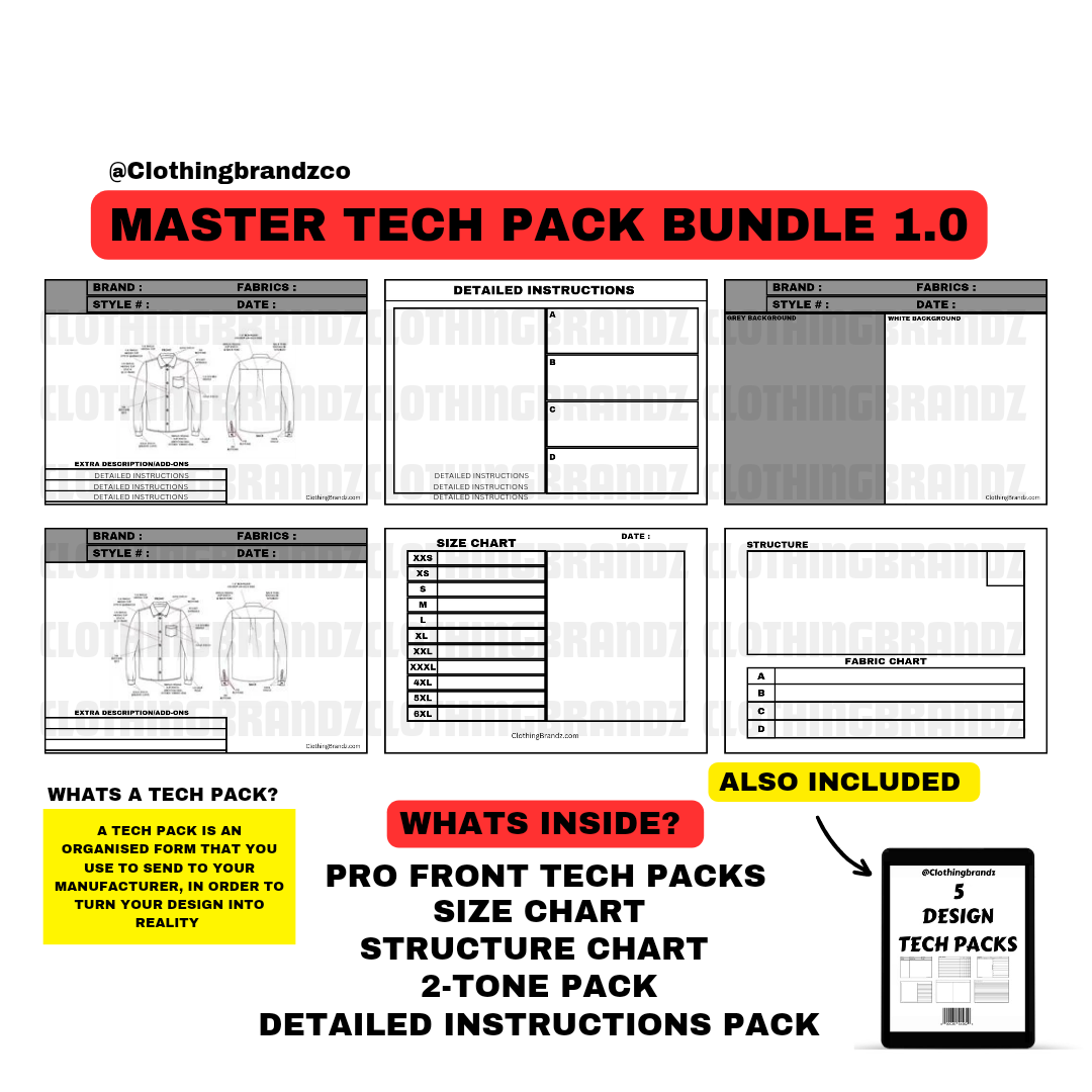 MASTER TECH PACK BUNDLE 1.0 – ClothingBrandz