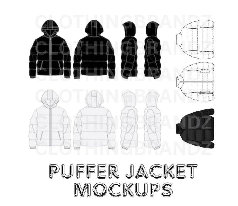 PUFFER JACKET (7) MOCKUPS – ClothingBrandz