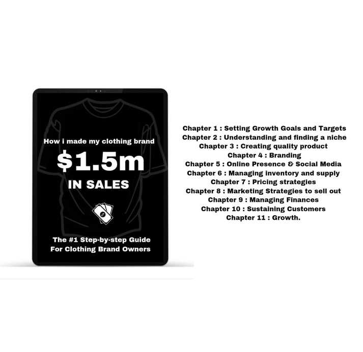 HOW I MADE MY CLOTHING BRAND $1.5M IN SALES (STEP-BY-STEP GUIDE ...